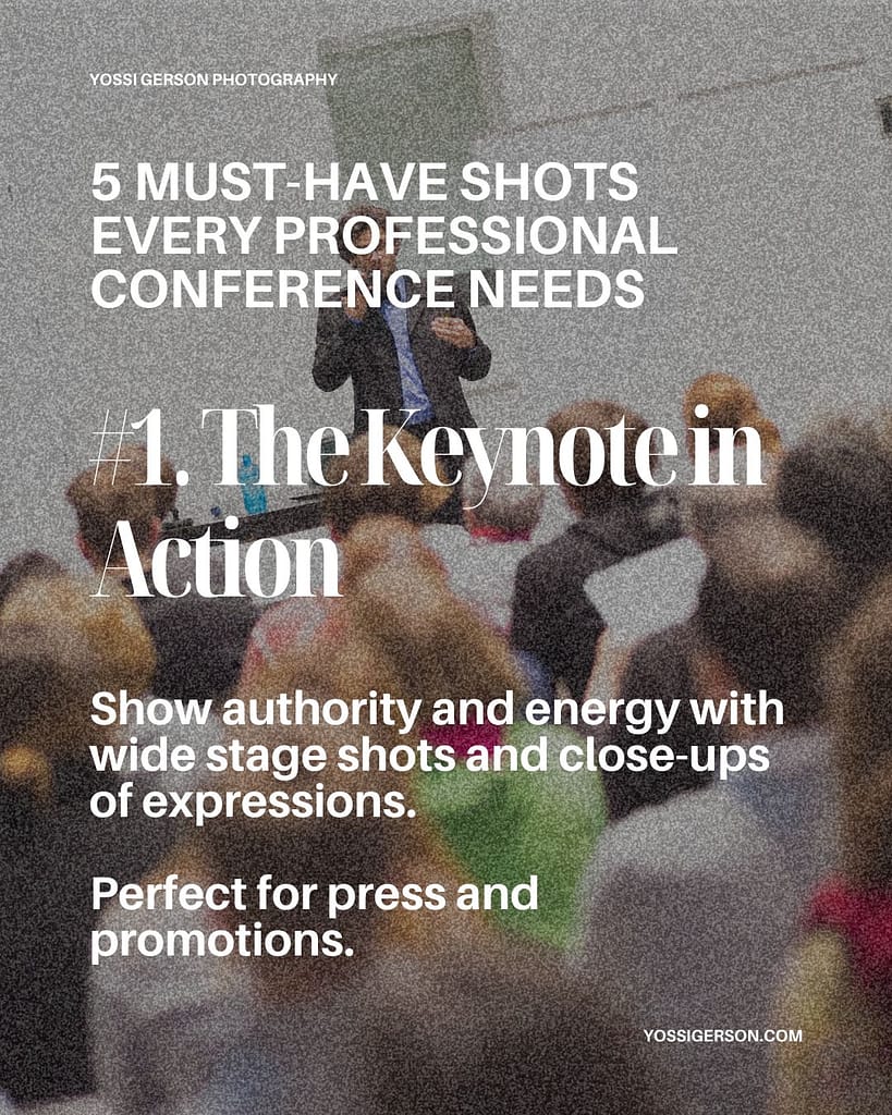 5 Must-Have Shots at Every Professional Conference